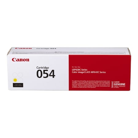 Canon Canon CRG-054 Y Yellow Toner Cartridge 1,200 Yield 3021C001AA | Zoro
